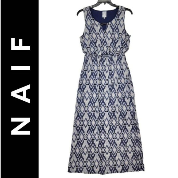 NAIF | Dresses | Naif Womans Size Medium Multicolored Maxi Long Dress ...